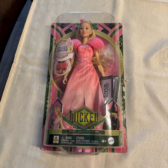 Mattel | Toys | Mattel Wicked Singing Glinda Doll Pink Dress | Poshmark